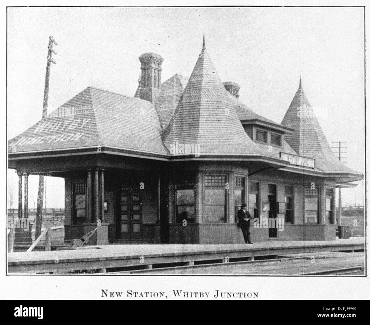 Whitby Junction Station was a transportation hub, pivotal in linking ...