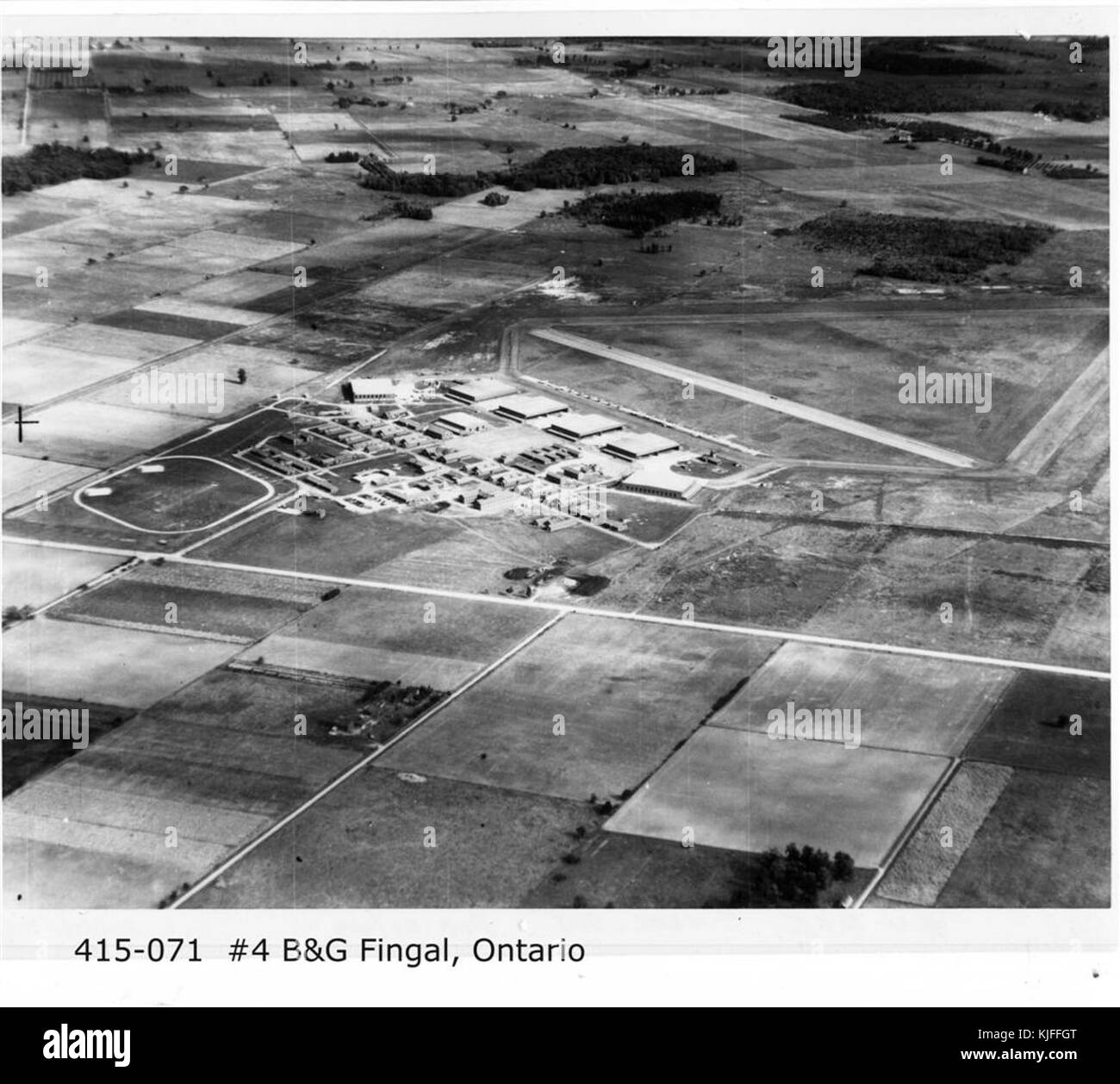 RCAF Aerial View 1940s Stock Photo - Alamy