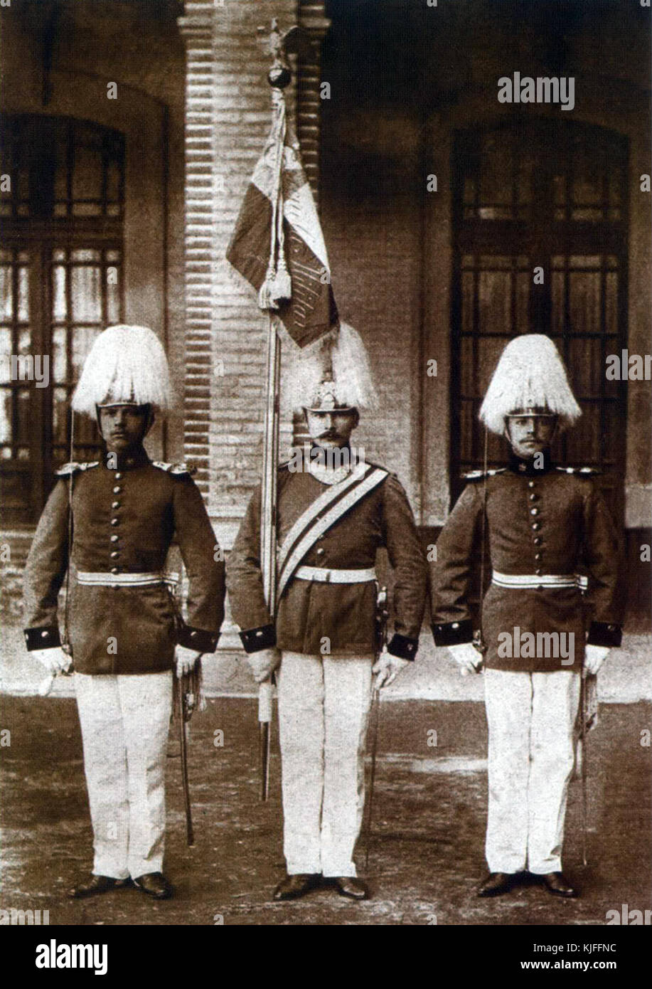 Escuela Militar Chile Bandera Stock Photo - Alamy