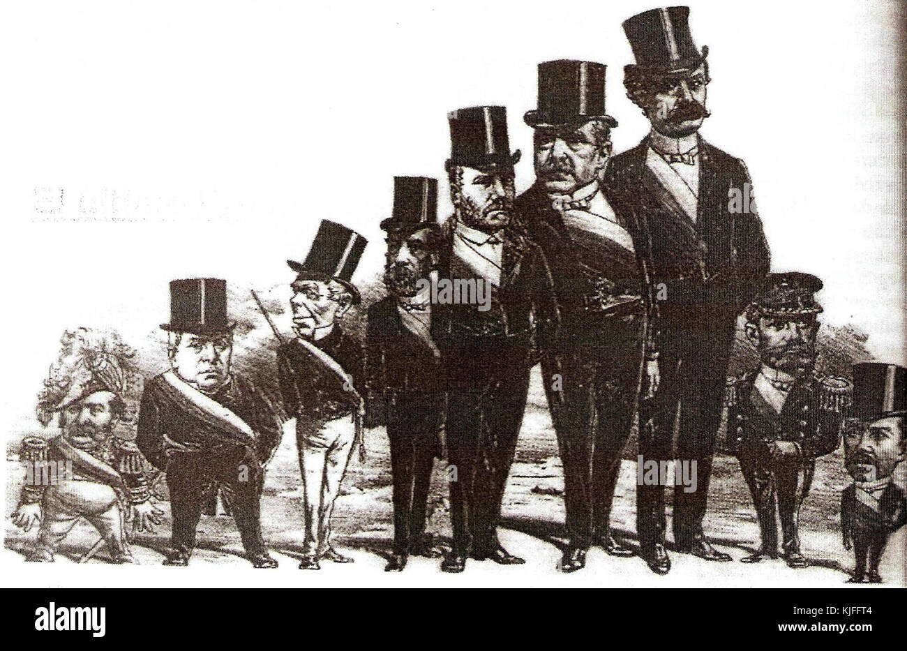 Presidentes de Chile Stock Photo - Alamy