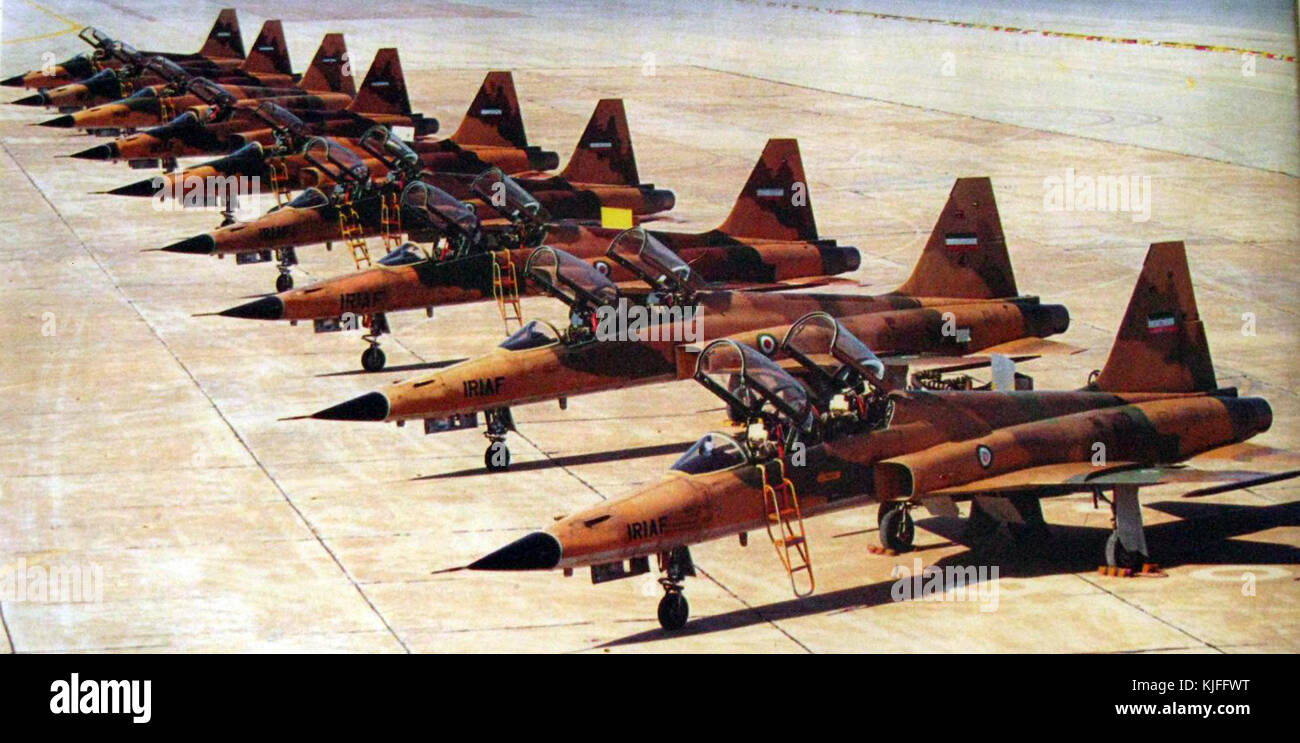 Iranian Northrop F 5 during Iran Iraq war Stock Photo - Alamy