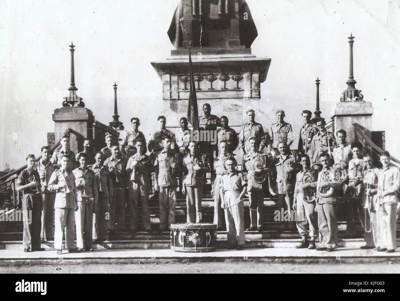 India. Calcutta Servicemen's Band, 1945 1 Stock Photo - Alamy