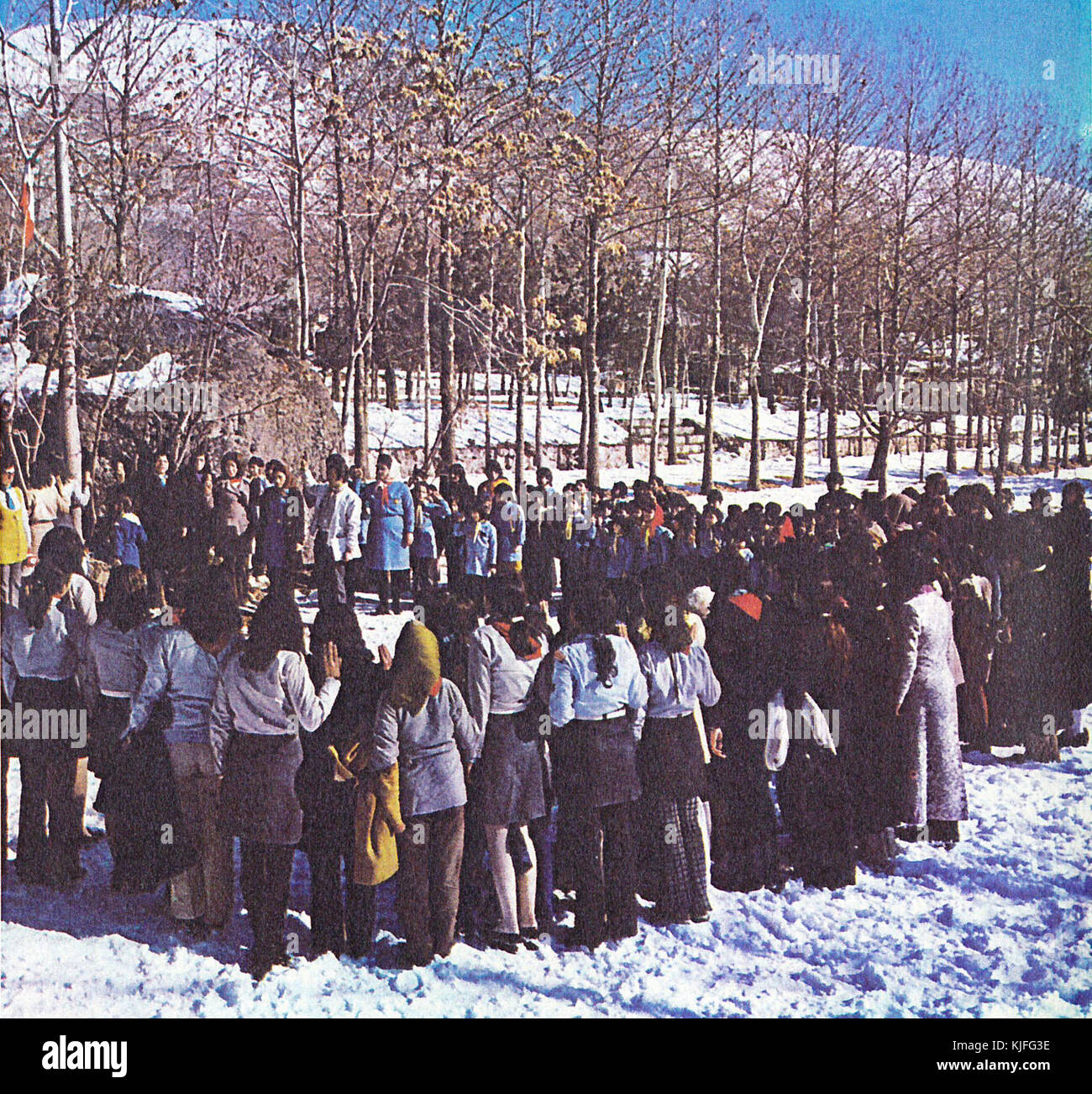 Girl Scouts in Iran 1975 Stock Photo - Alamy