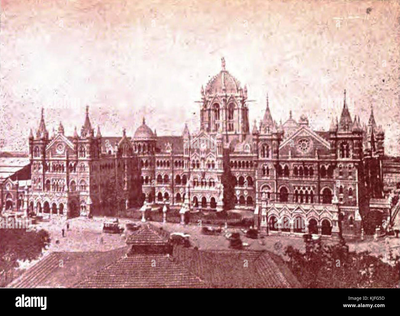 Victoria terminus vintage hi-res stock photography and images - Alamy