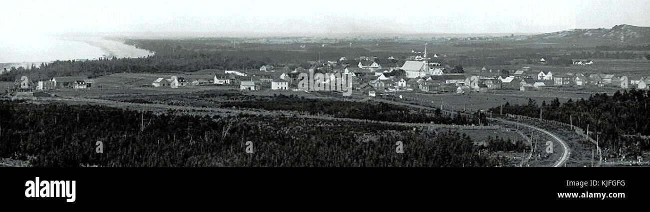 Pano St Jerome Lac St Jean 1903 Stock Photo - Alamy