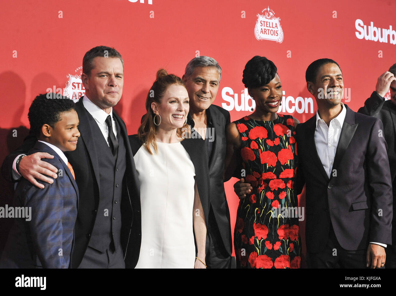 Film Premiere of Suburbicon Featuring: Tony Espinosa, Matt Damon ...