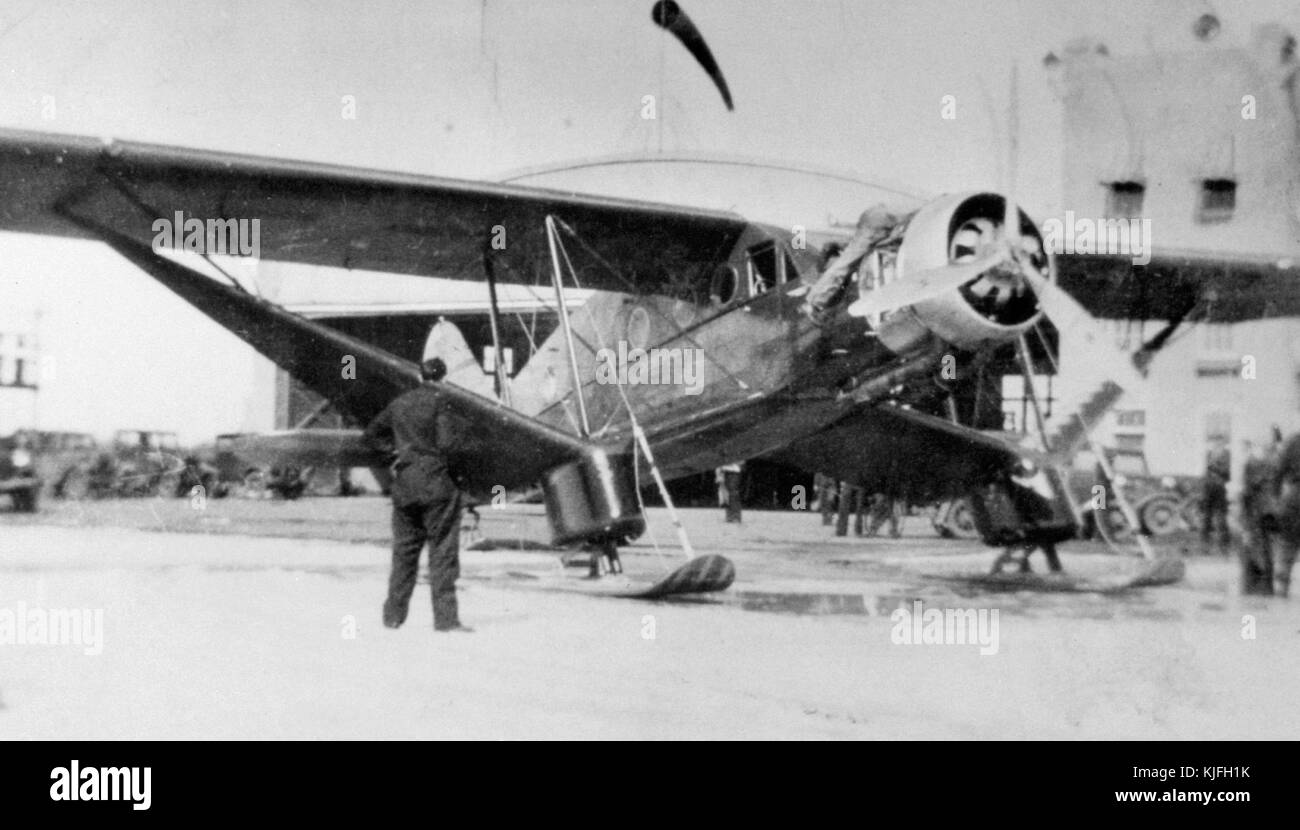 The Bellanca Aircruiser known as the 'Eldorado Radium Silver Express ...