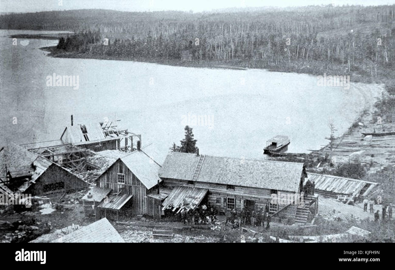 Lac Temiscamingue 1900 Stock Photo - Alamy