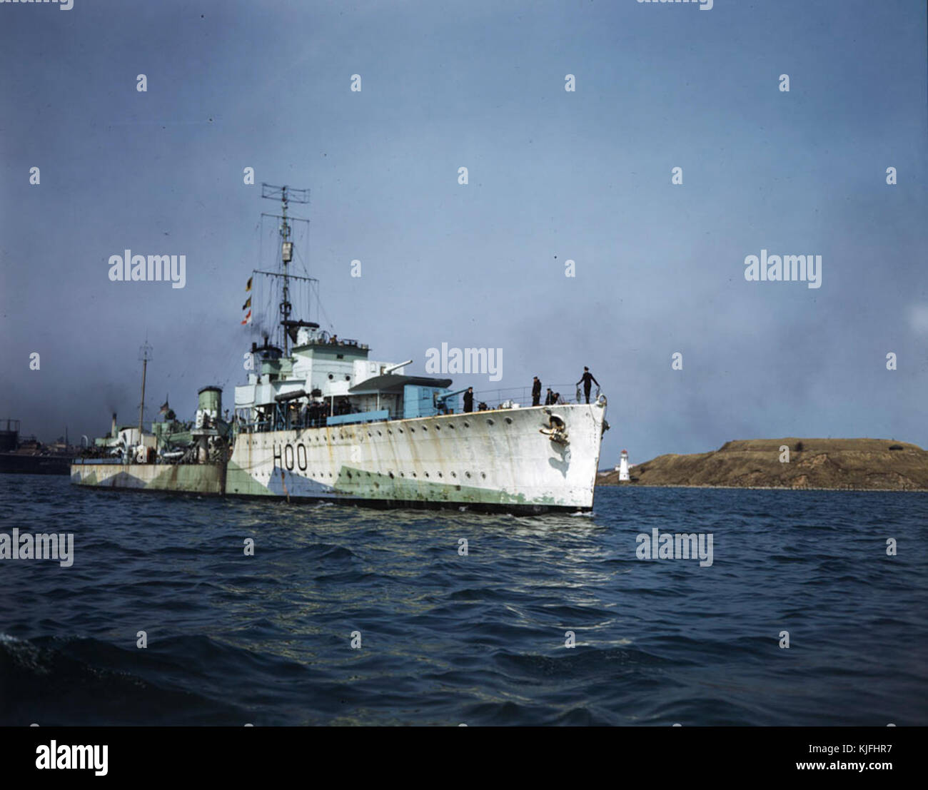 HMCS Restigouche MIKAN 4821061 Stock Photo - Alamy