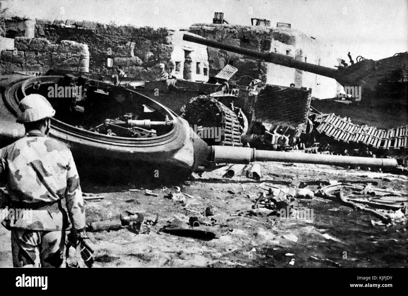 Destroyed Israeli armor near Ismailia Stock Photo - Alamy