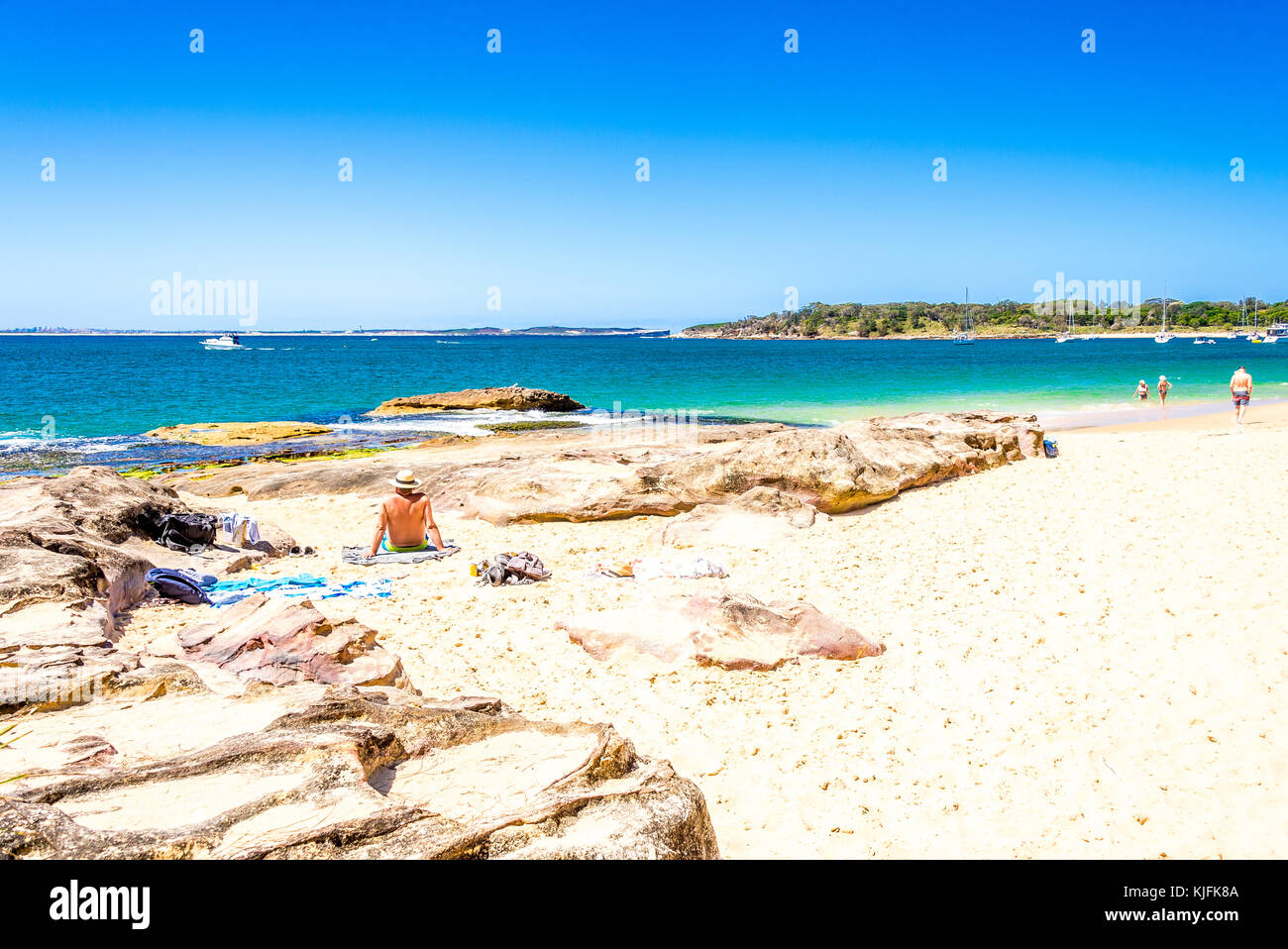 Jibbon Beach, Royal National Park, New South Wales, Australia Stock ...