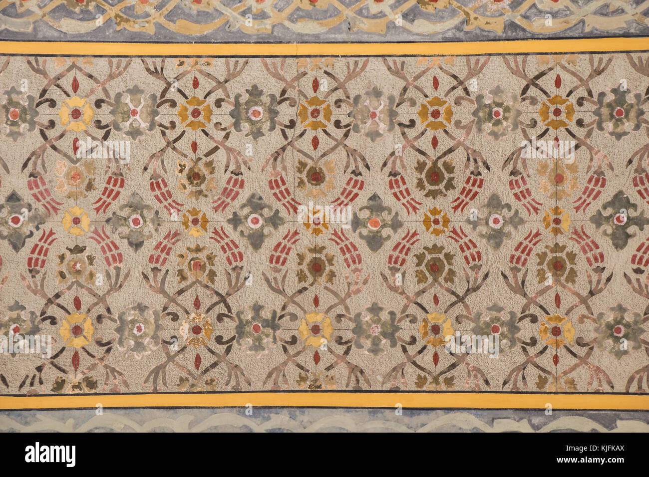 Floral art pattern example of the Ottoman time Stock Photo - Alamy