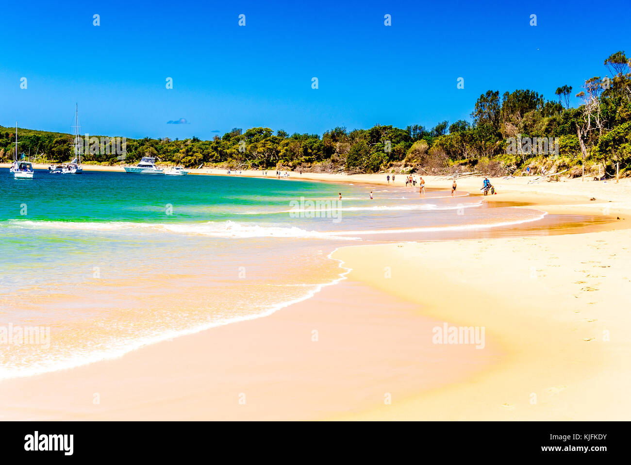 Jibbon Beach, Royal National Park, New South Wales, Australia Stock ...