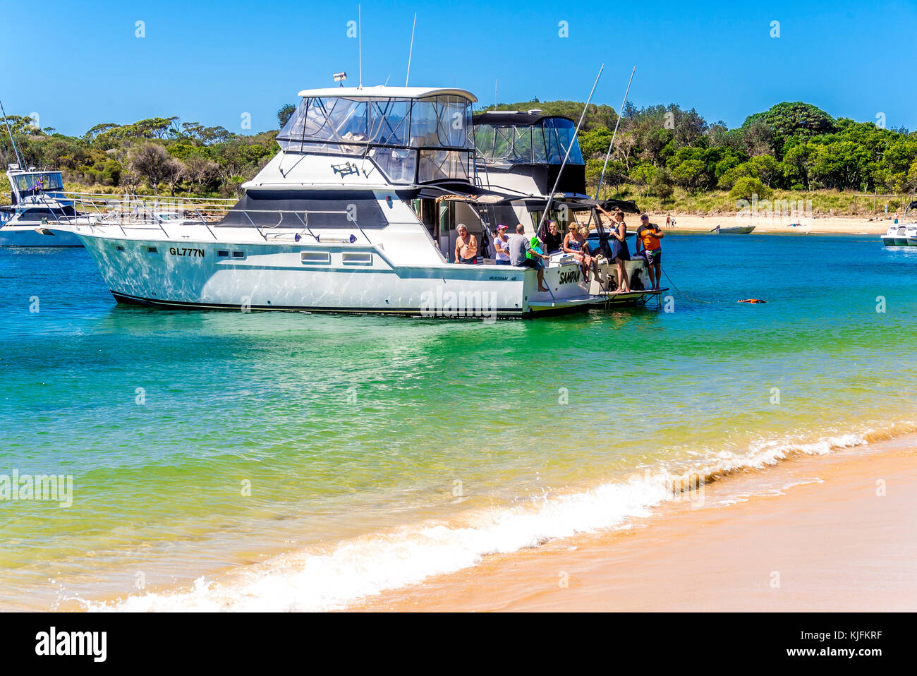 Jibbon Beach, Royal National Park, New South Wales, Australia Stock ...