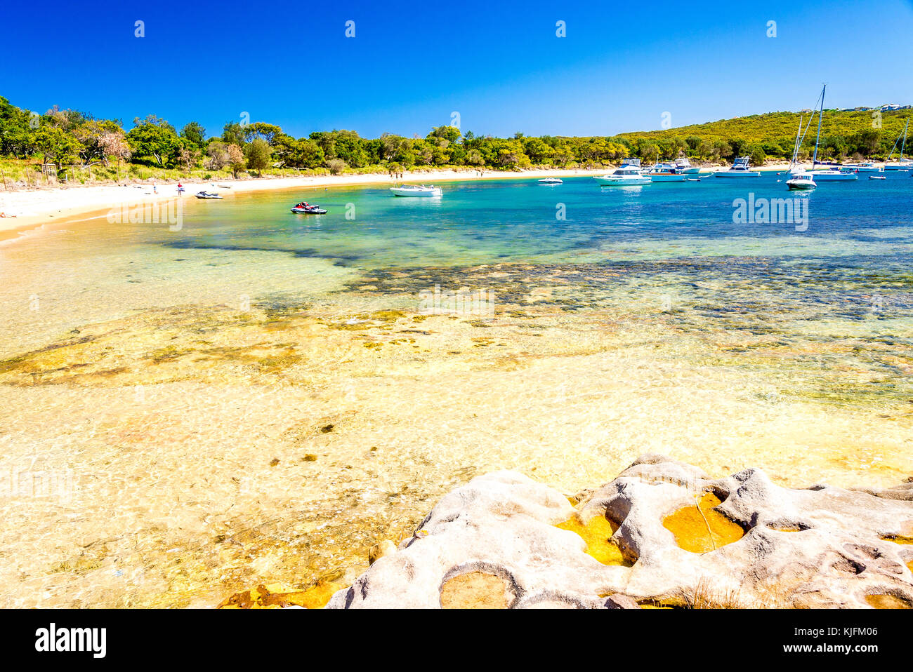 Jibbon Beach, Royal National Park, New South Wales, Australia Stock ...