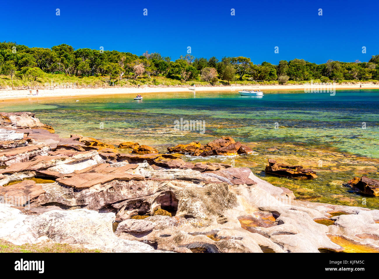 Jibbon Beach, Royal National Park, New South Wales, Australia Stock ...