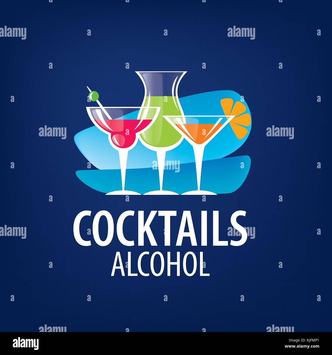 alcoholic cocktails logo Stock Vector Image & Art - Alamy