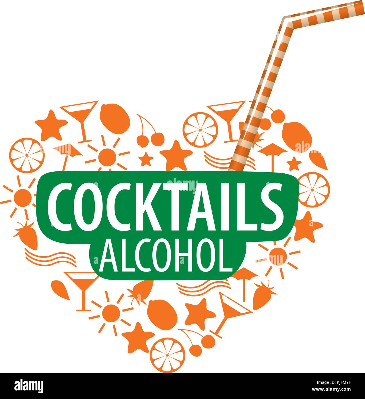 alcoholic cocktails logo Stock Vector Image & Art - Alamy