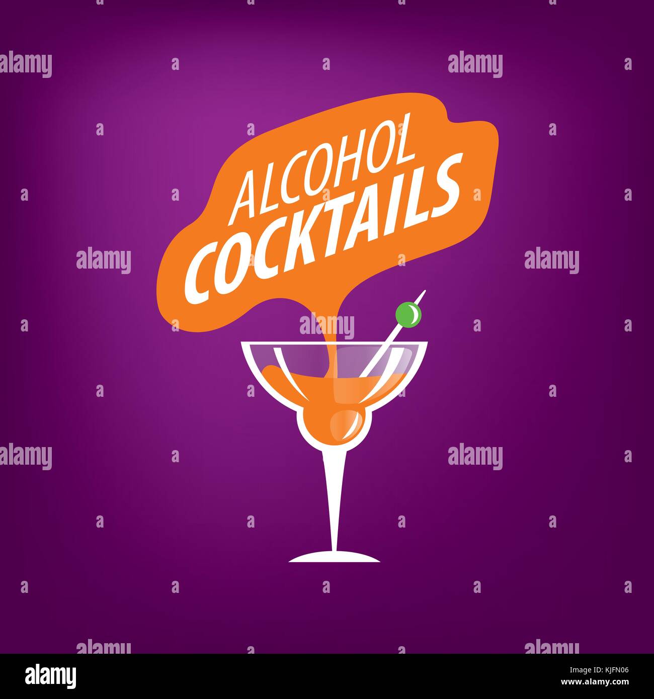 alcoholic cocktails logo Stock Vector Image & Art - Alamy