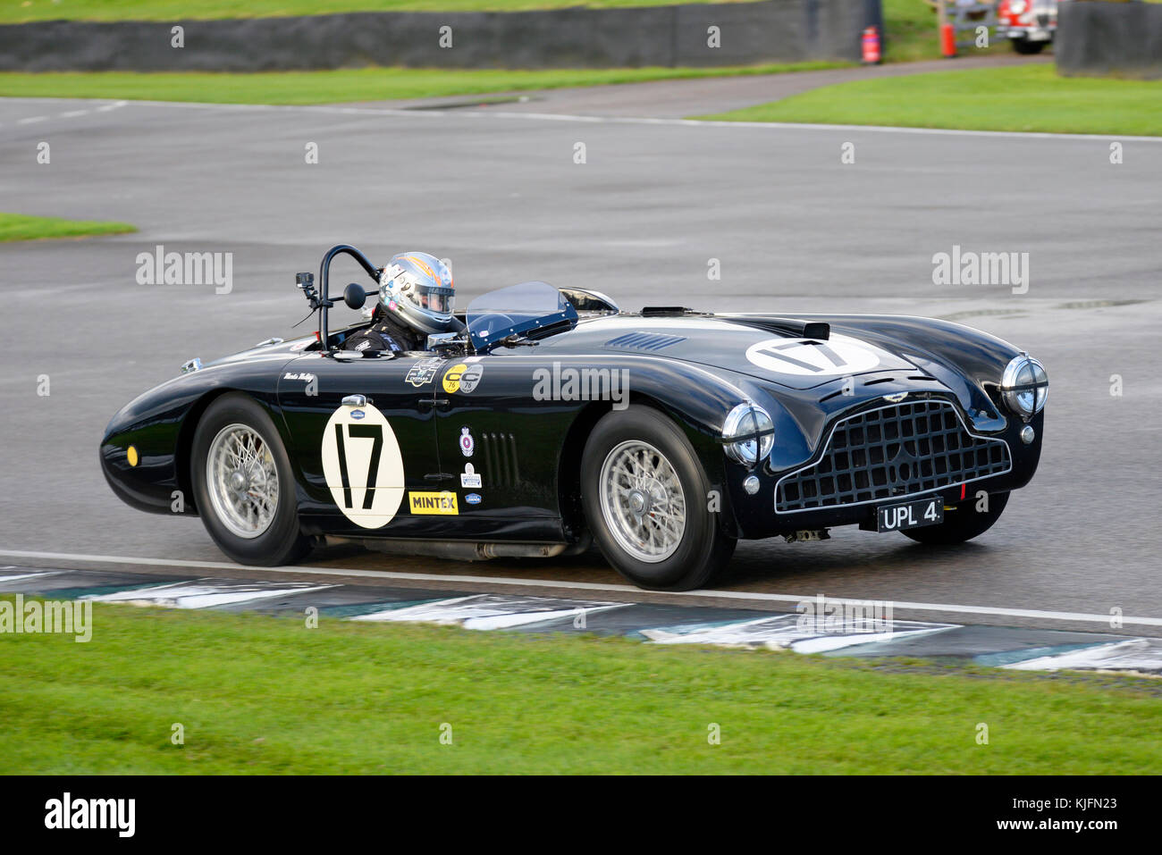 1952 Aston Martin DB3 owned by Martin Melling driven by Rob Hall racing ...