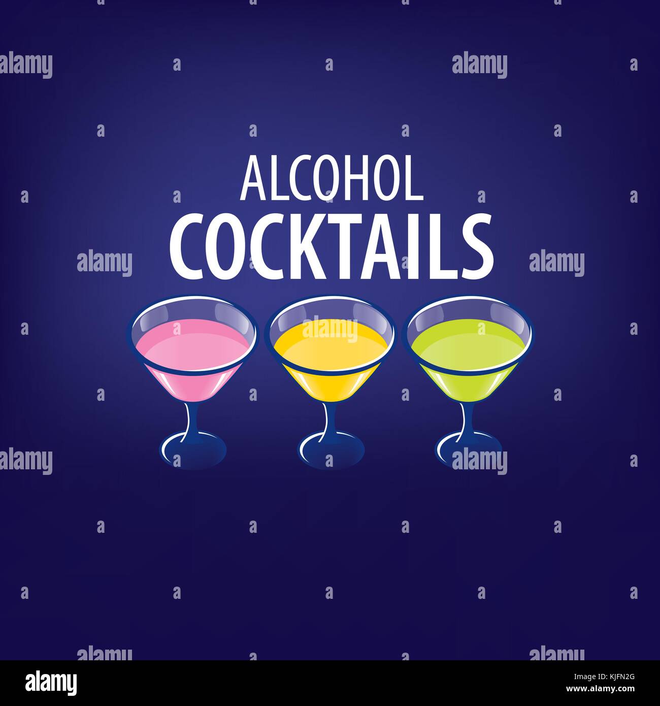 alcoholic cocktails logo Stock Vector Image & Art - Alamy