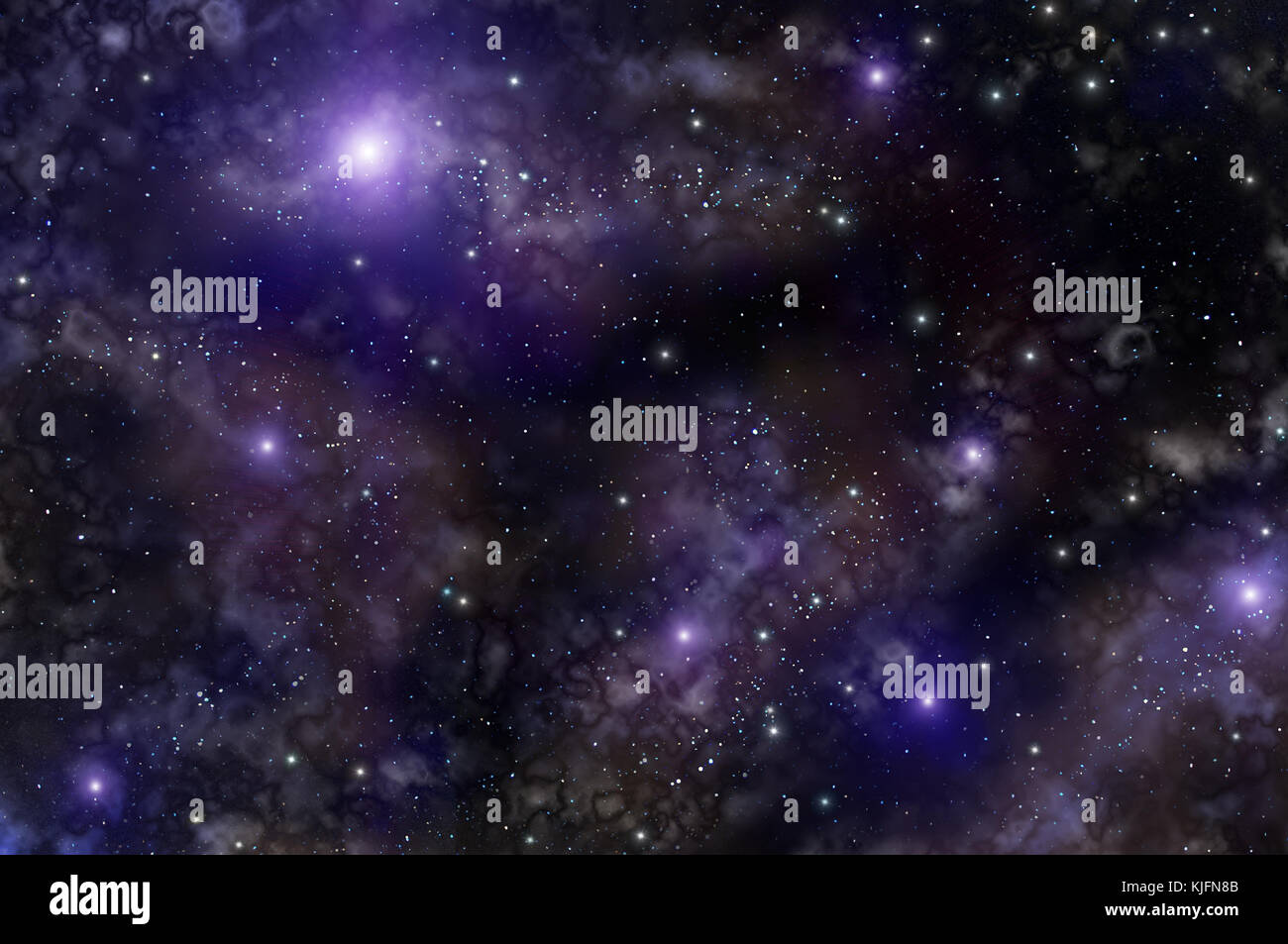 Colorful abstract background of deep space with nebula and stars Stock ...