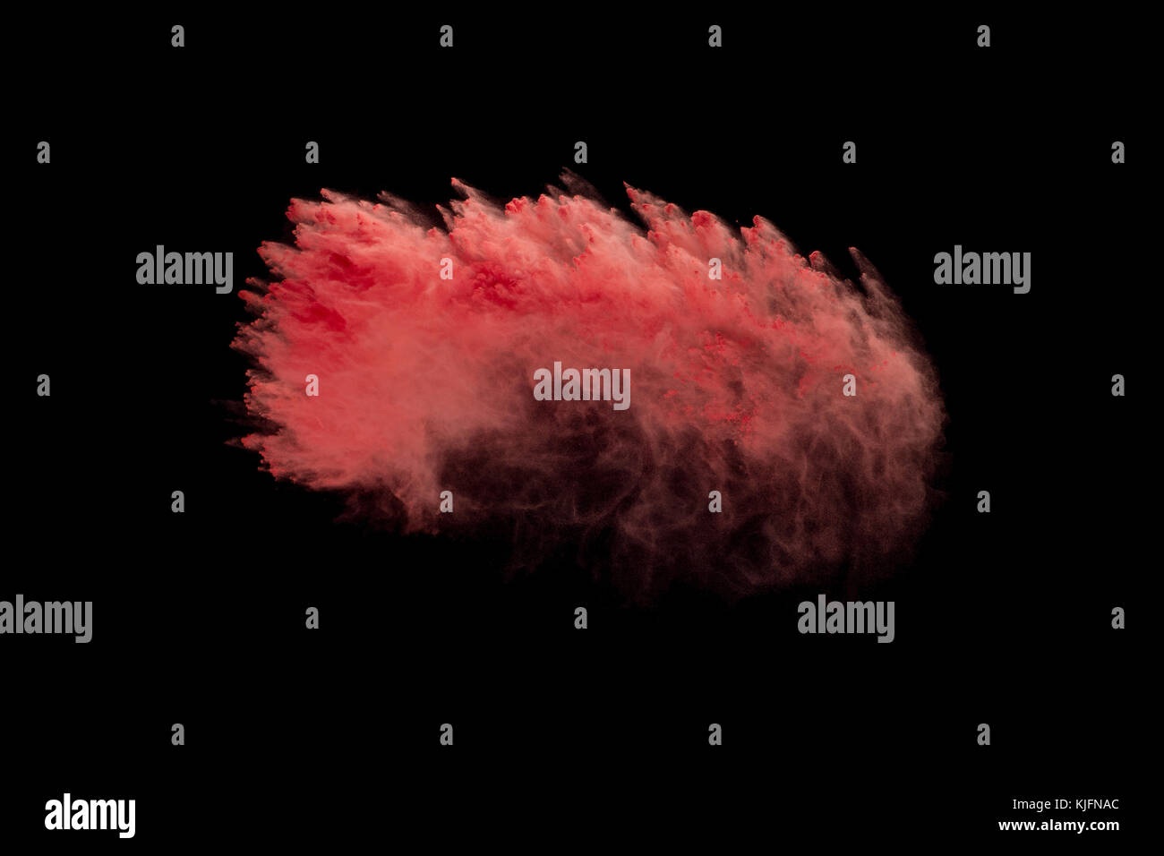 colorful powder splash isolated on black background Stock Photo - Alamy