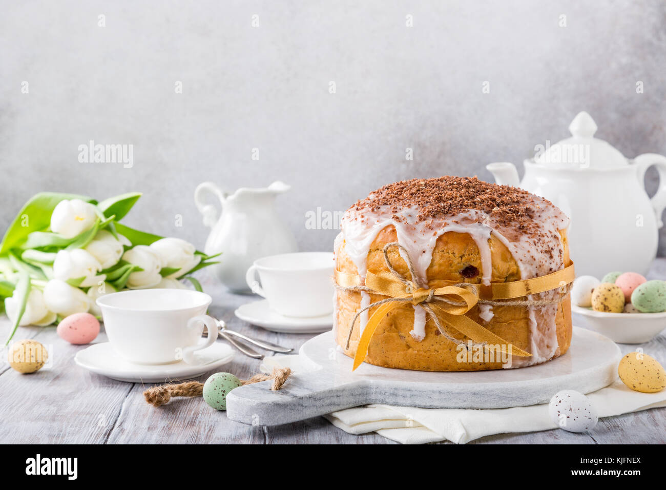 Easter orthodox sweet bread Stock Photo - Alamy