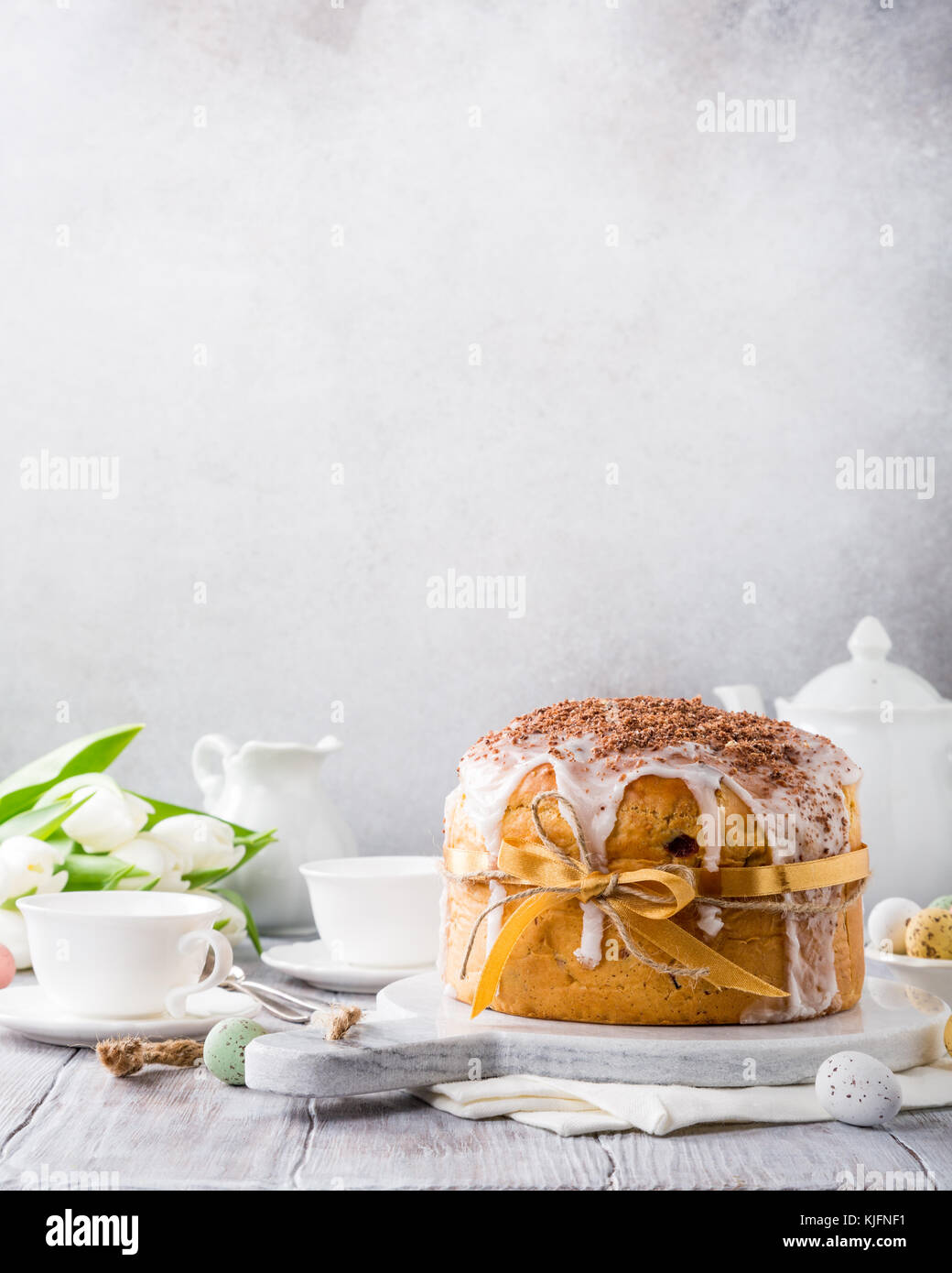 Easter orthodox sweet bread Stock Photo - Alamy