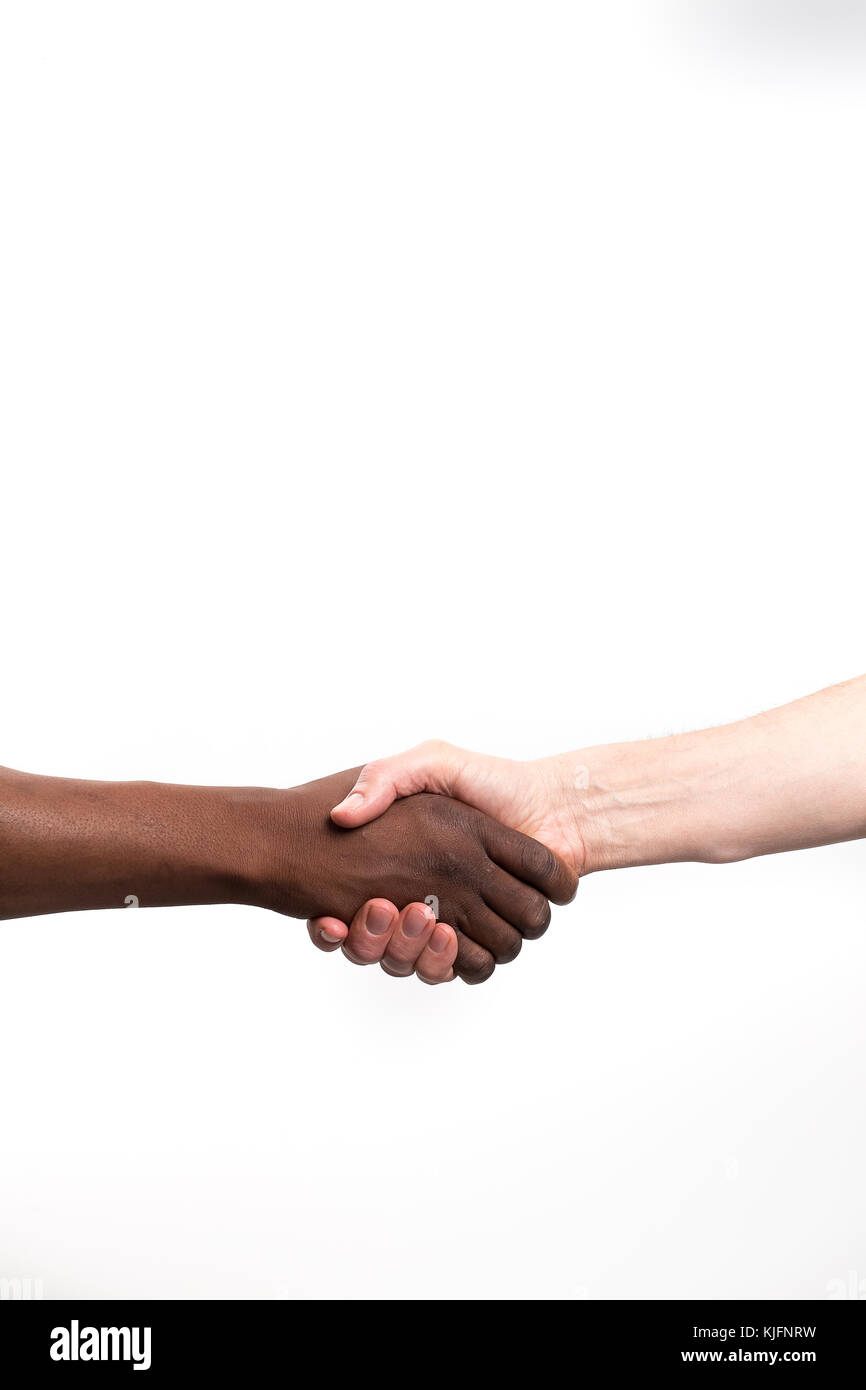 African man shaking hands africa hi-res stock photography and images ...