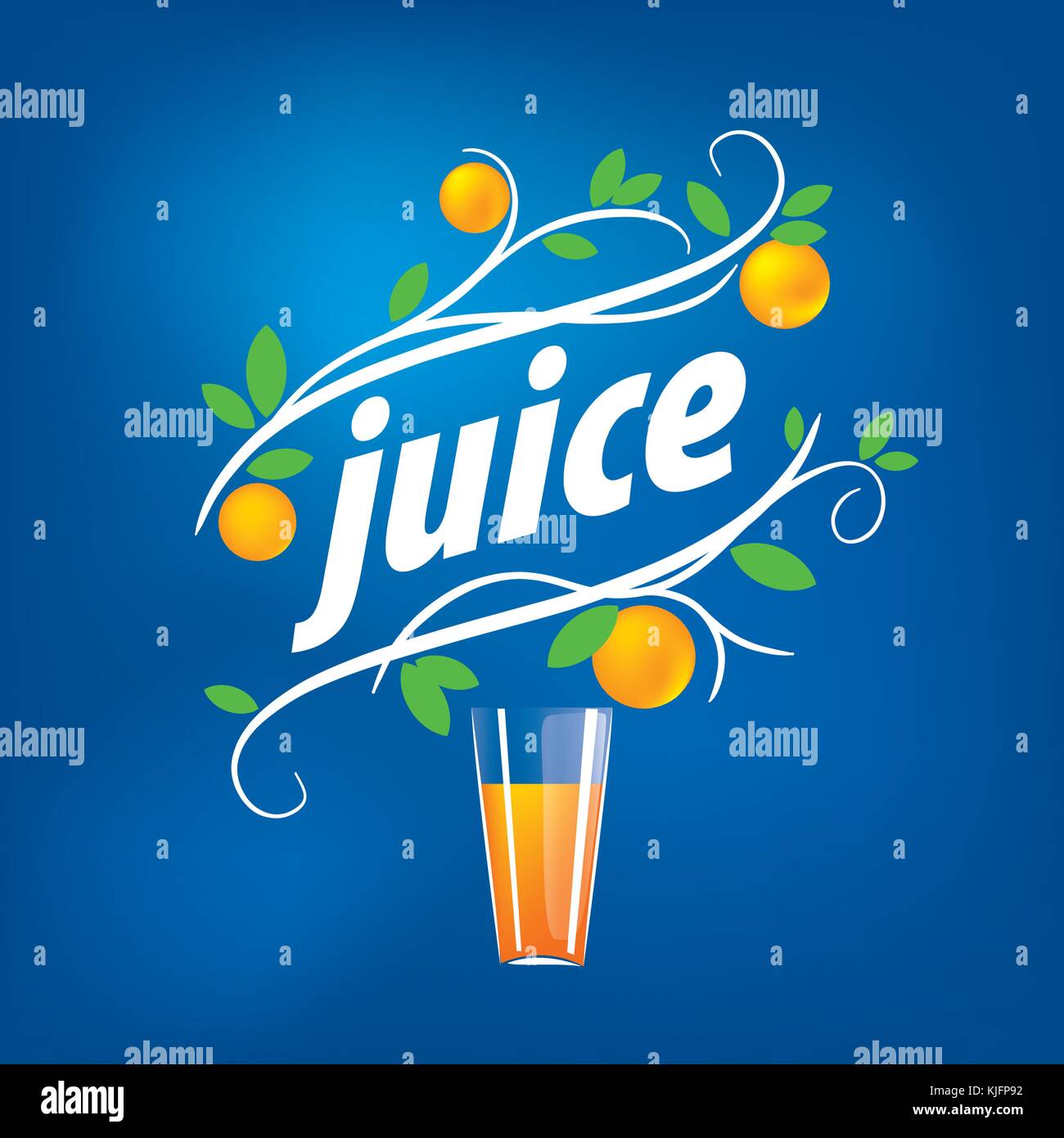 logo of fresh juice Stock Vector Image & Art - Alamy