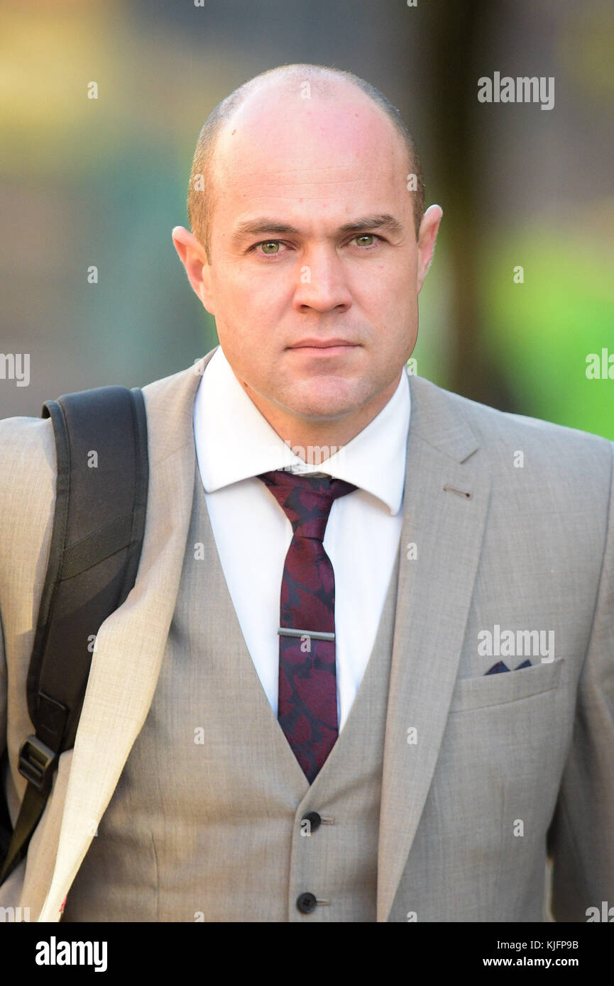 Emile cilliers arrives at winchester crown court hi-res stock ...
