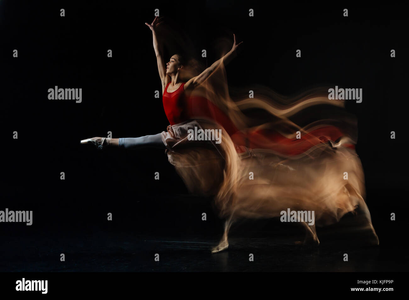 Attractive professional dancer showing a performance Stock Photo - Alamy