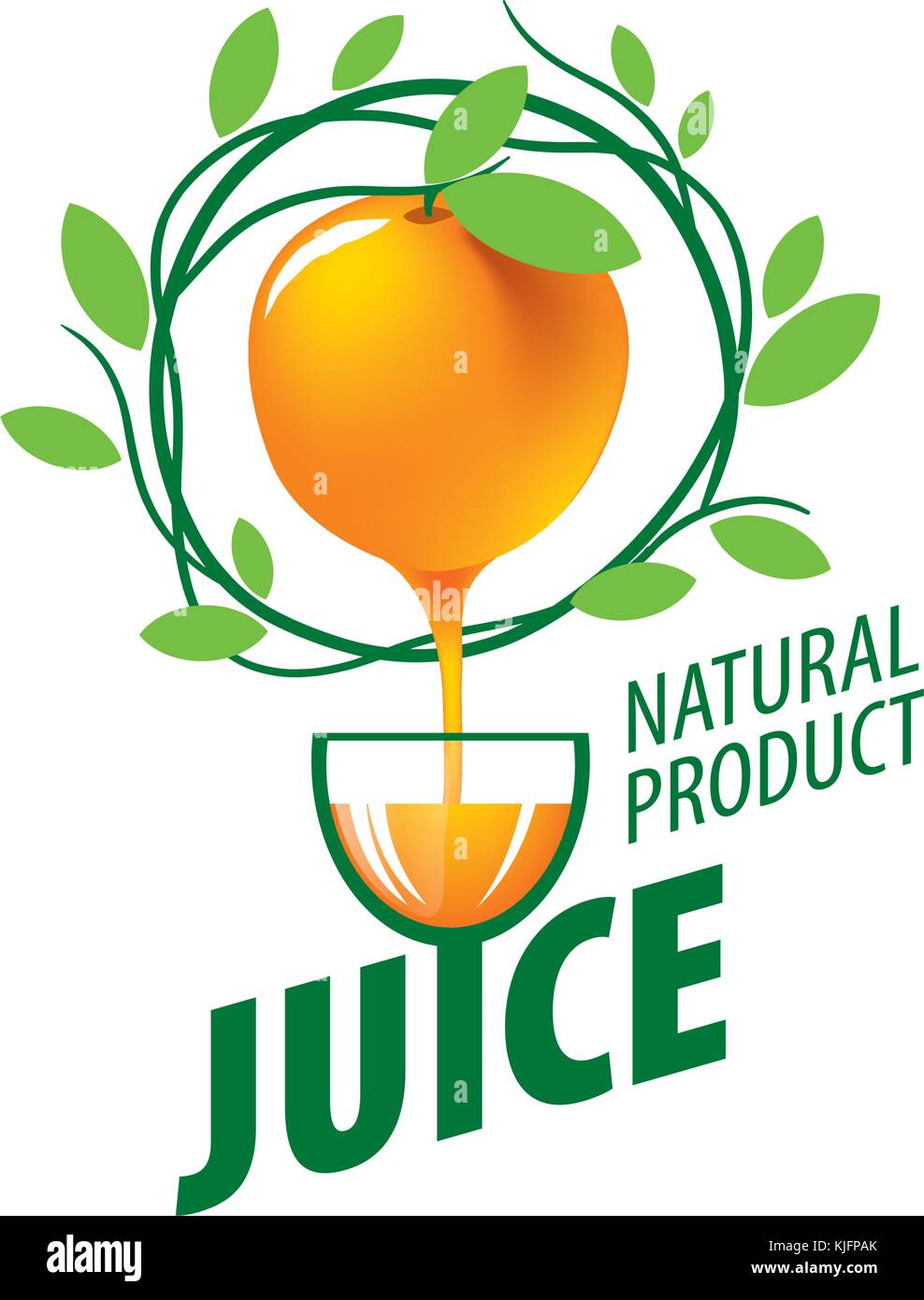 Juice logo hi-res stock photography and images - Alamy