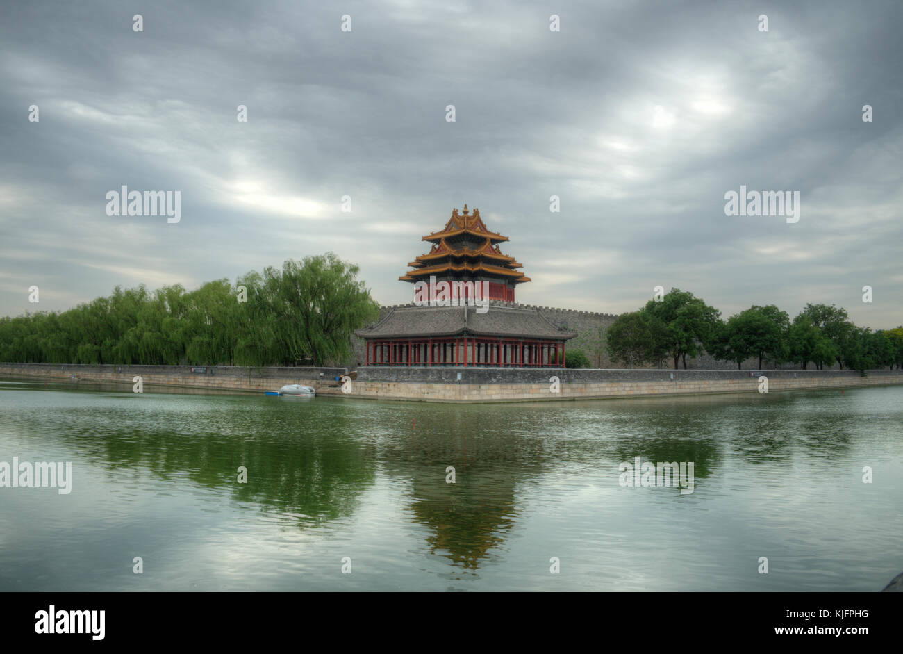 Corner turret ,The Forbidden City, Beijing, China Stock Photo - Alamy