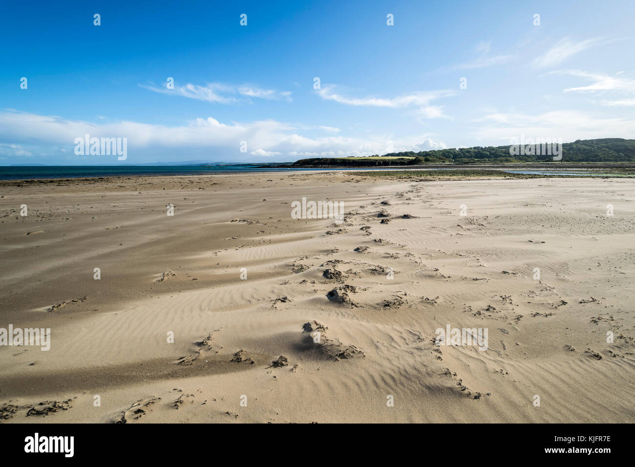 Dulas Bay or Traeth Dulas near City Dulas on Anglesey North Wales Stock ...