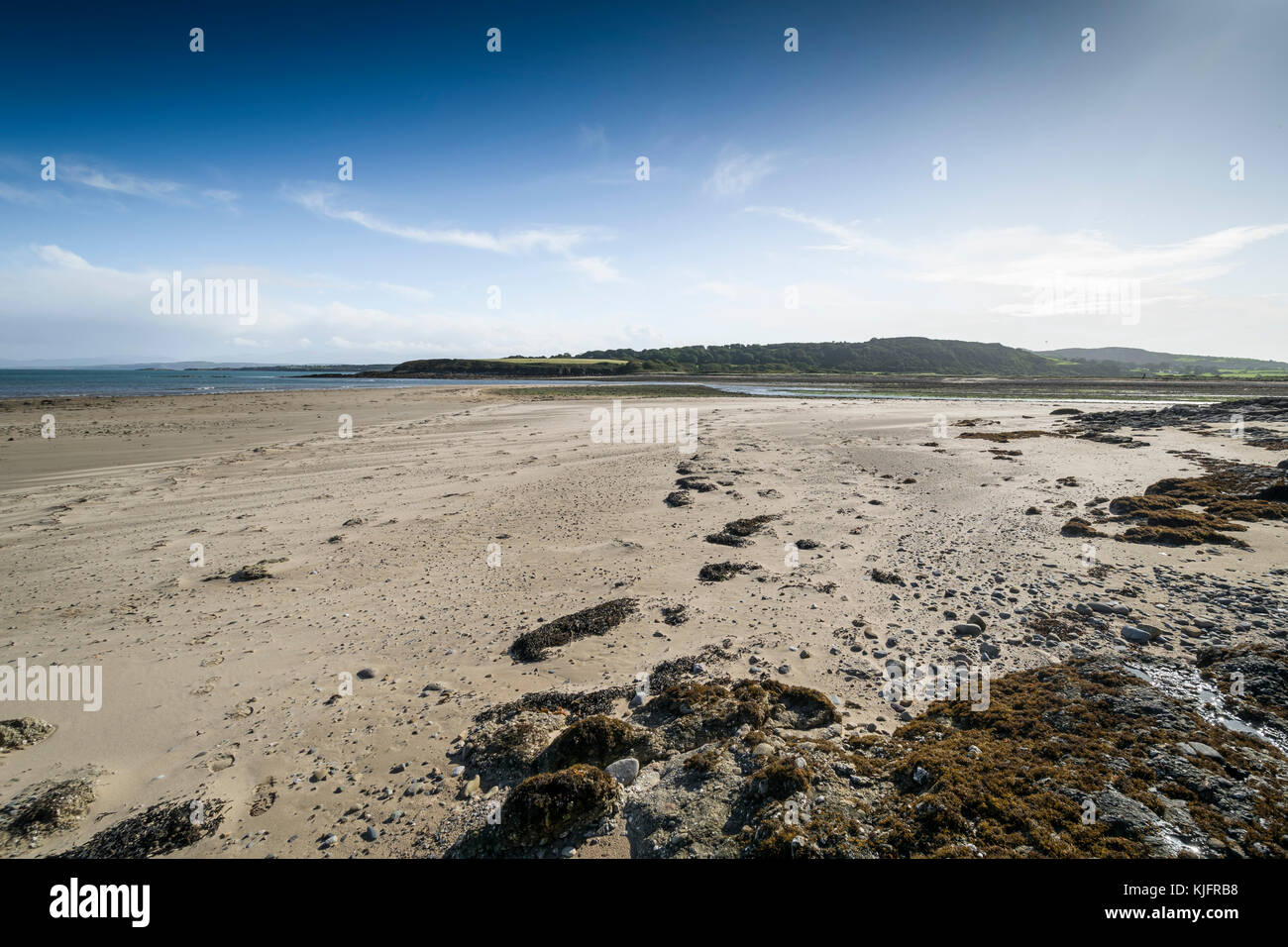 Dulas Bay or Traeth Dulas near City Dulas on Anglesey North Wales Stock ...