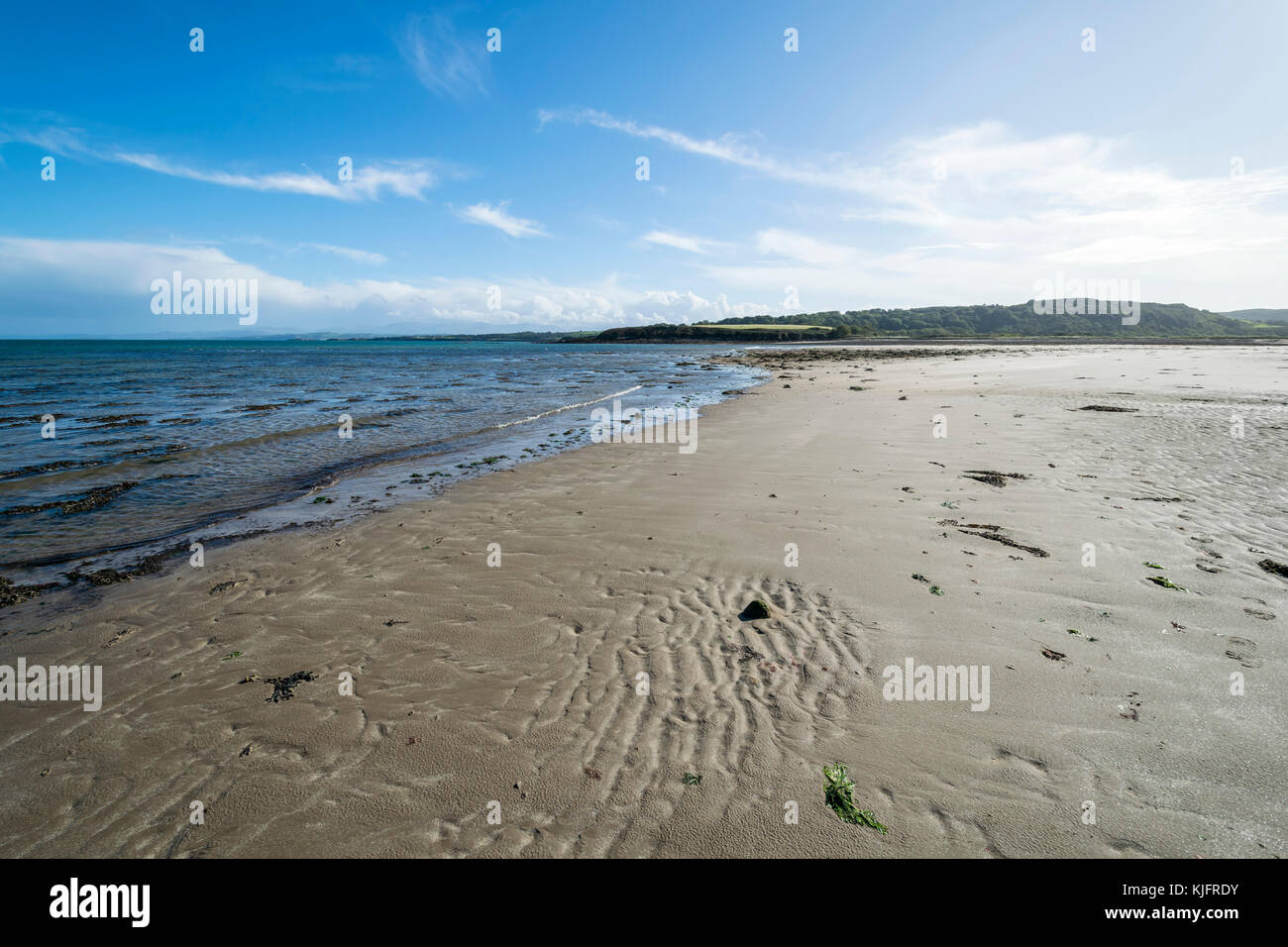 Dulas Bay or Traeth Dulas near City Dulas on Anglesey North Wales Stock ...