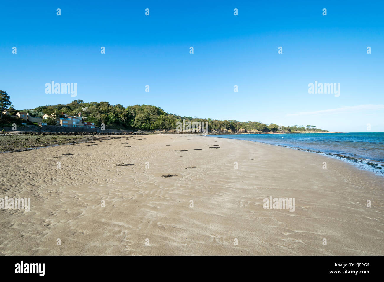 Portobello beach at Dulas Bay or Traeth Dulas near City Dulas on ...