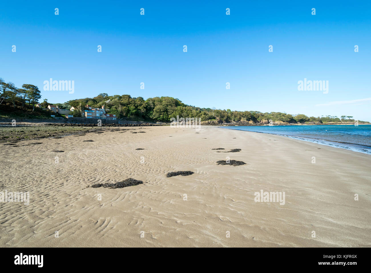 Portobello beach at Dulas Bay or Traeth Dulas near City Dulas on ...