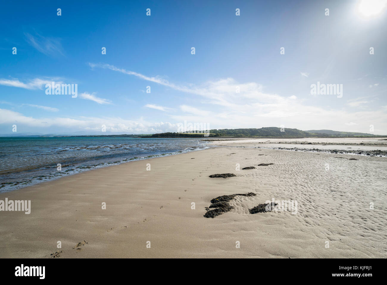 Portobello beach at Dulas Bay or Traeth Dulas near City Dulas on ...