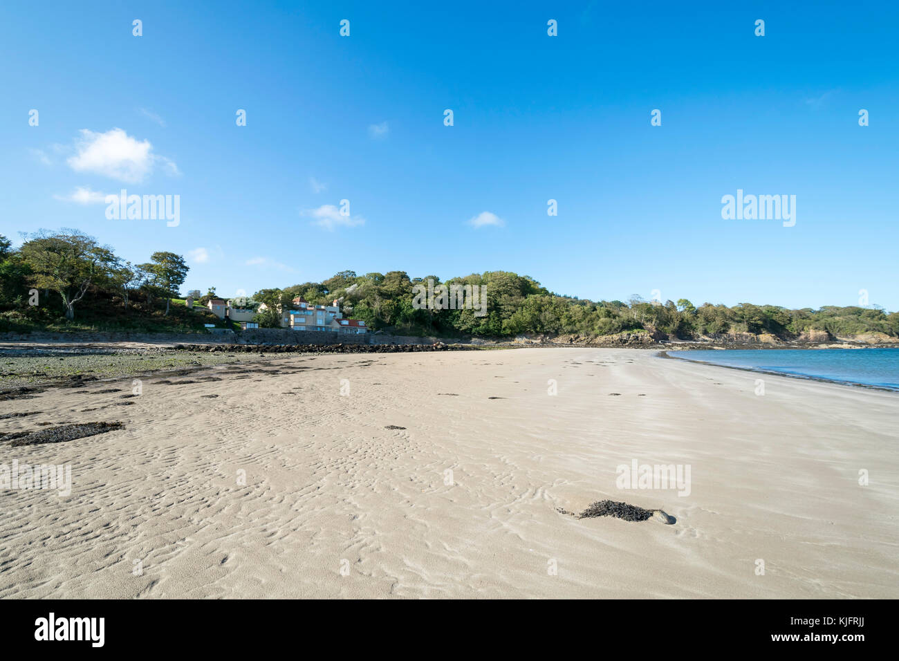 Portobello beach at Dulas Bay or Traeth Dulas near City Dulas on ...