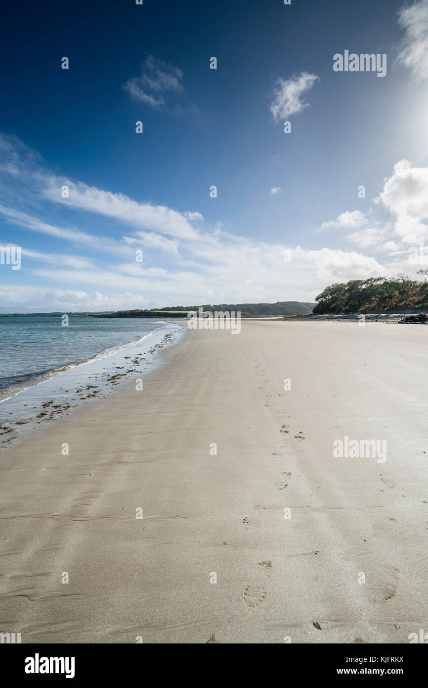 Portobello beach at Dulas Bay or Traeth Dulas near City Dulas on ...