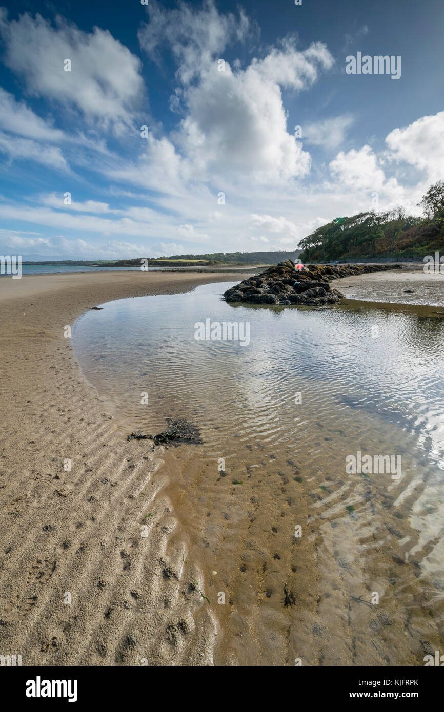 Portobello beach at Dulas Bay or Traeth Dulas near City Dulas on ...