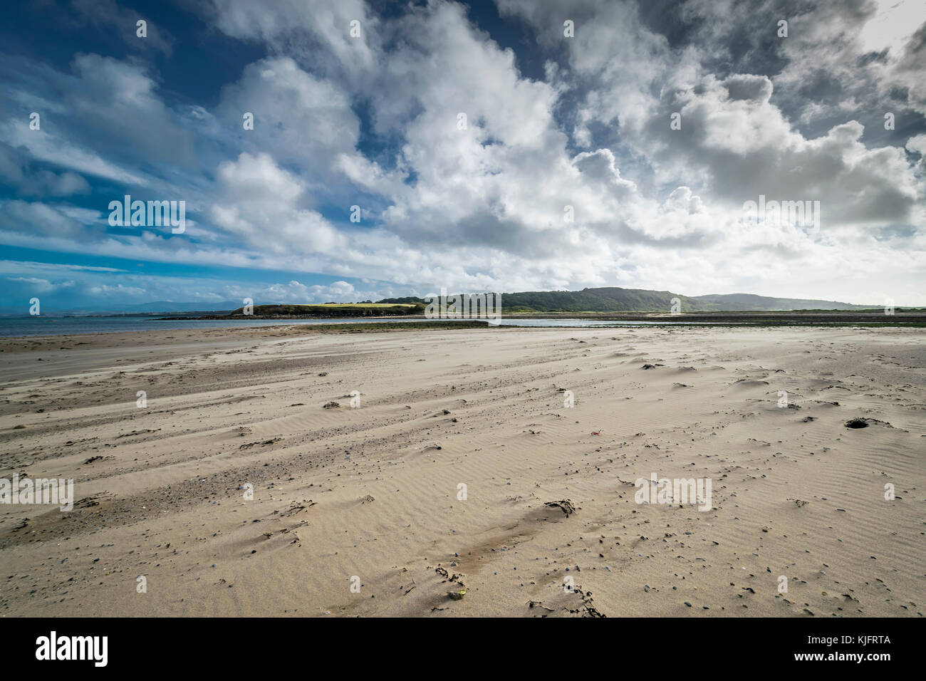 Dulas Bay or Traeth Dulas near City Dulas on Anglesey North Wales Stock ...
