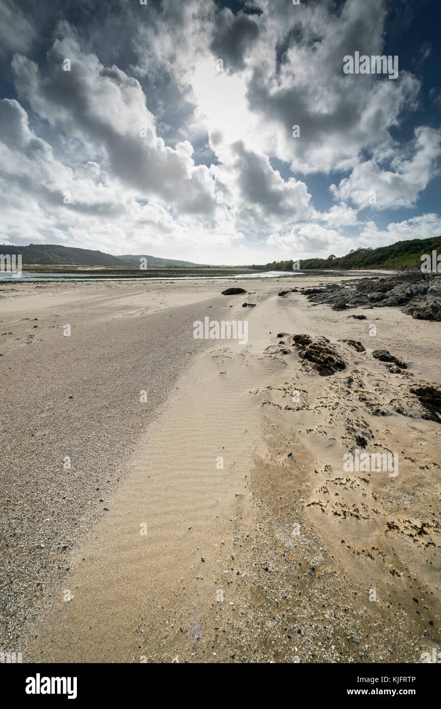 Dulas Bay or Traeth Dulas near City Dulas on Anglesey North Wales Stock ...