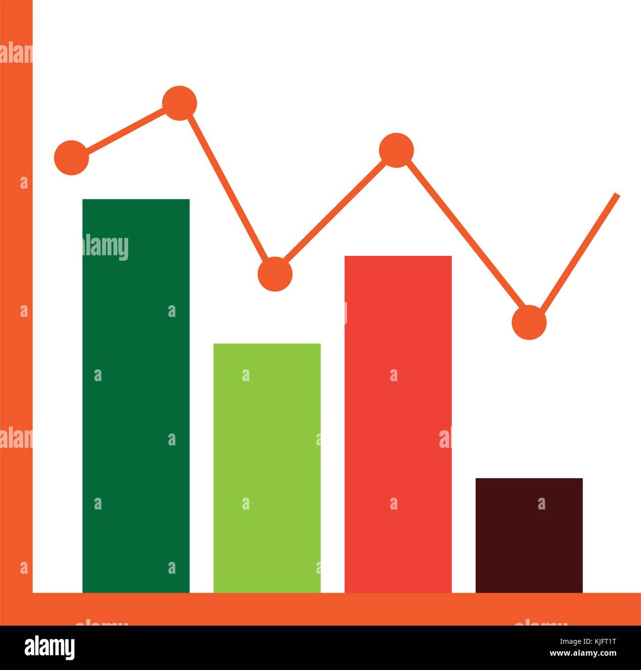 diagram bar chart business template elements Stock Vector Image & Art ...