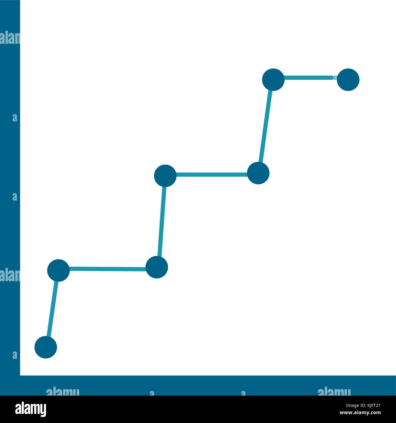 business graph diagram and statistics dotted line symbol Stock Vector ...