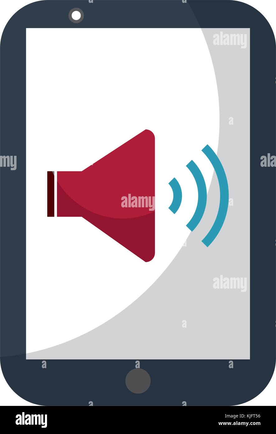 Mobile phone display nobody Stock Vector Images - Alamy