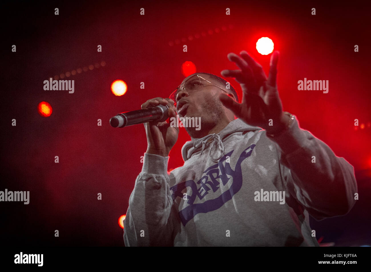 Denmark, Copenhagen - October 30, 2017. The American rapper, singer and ...